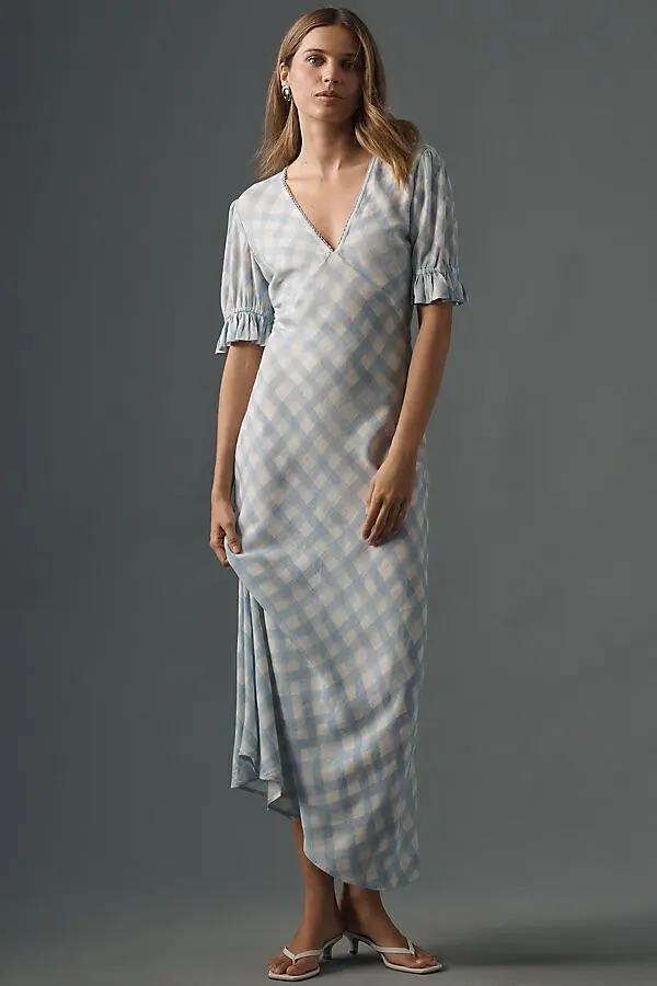 CONDITIONS APPLY Eniya Linen Blend Maxi Dress