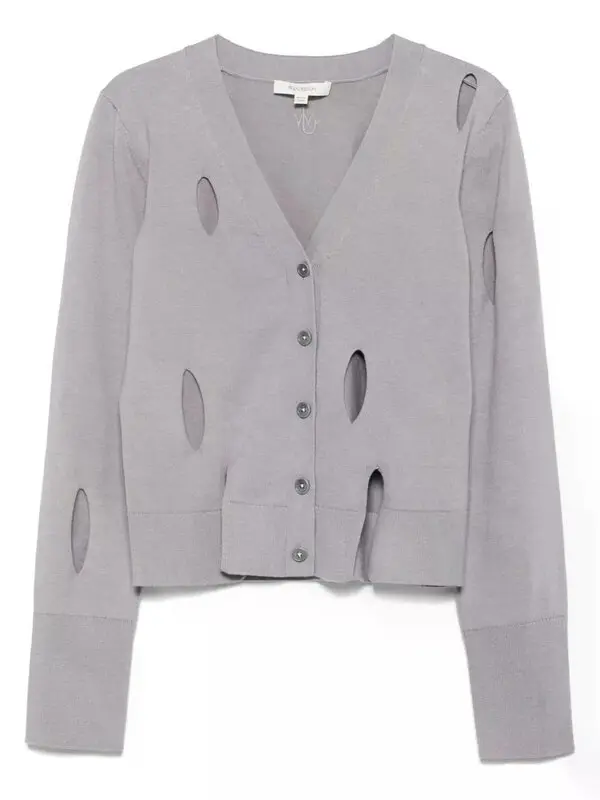 JW Anderson Slit Cardigan - Grey