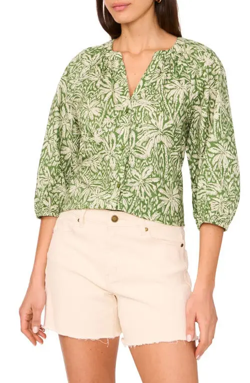 Vince Camuto Floral Print Button-up Shirt