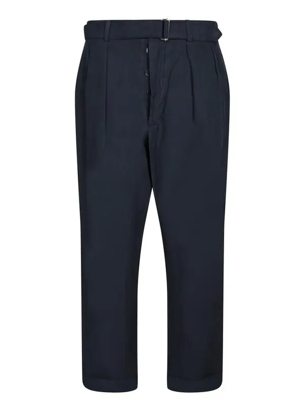 Officine Générale High-waisted Trousers With Belt