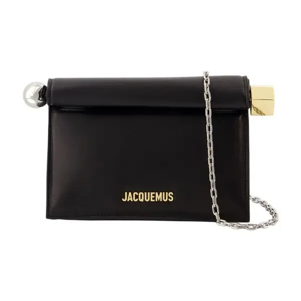 Jacquemus La Petite Pochette Rond Carre - Black