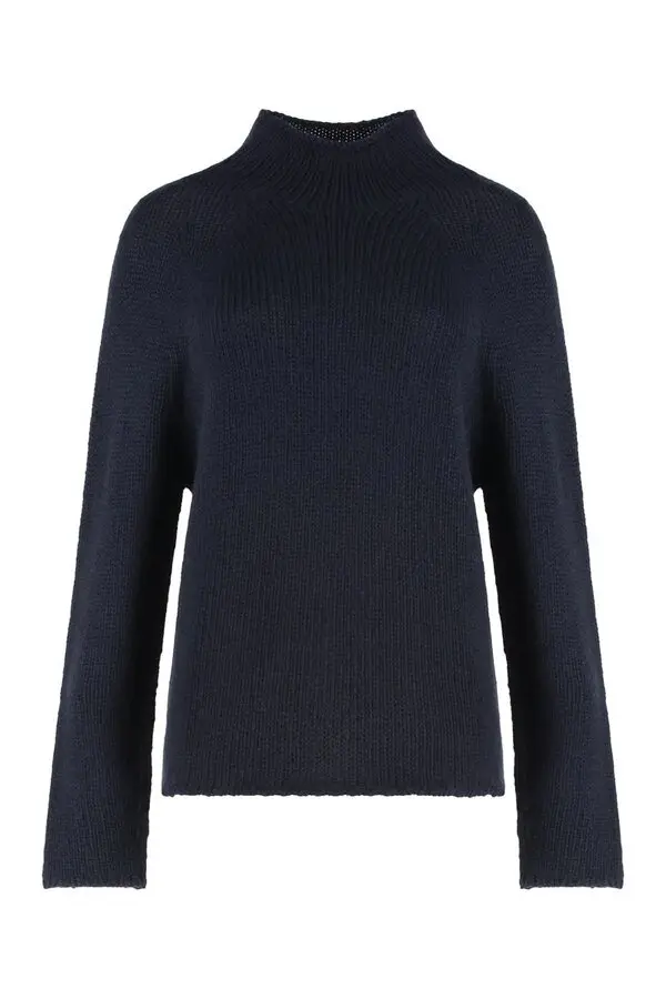 THE (ALPHABET) Cashmere Turtleneck Sweater - Blue