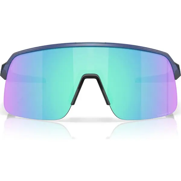 Oakley 134mm Rectangular Sunglasses - Sapphire