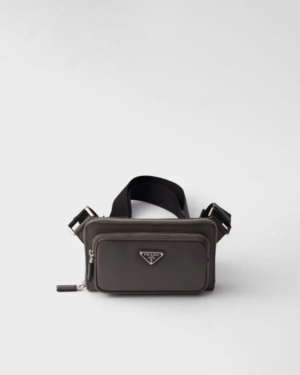 Prada Saffiano Leather Belt Bag - Bamboo/cork Beige