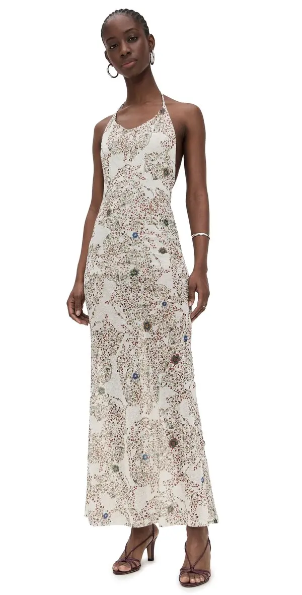 SIEDRES Floral Print Nensi Maxi Dress - Multi