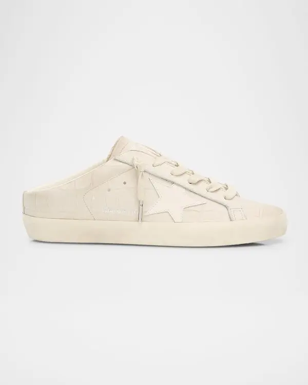 Golden Goose Super-star Croc-effect Slip-on Sneakers