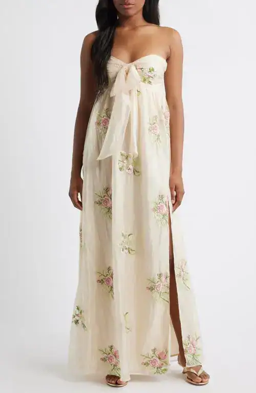 sachin and babi light blue dress Free People Fiona Embroidered Mini Dress in Ivory Combo
