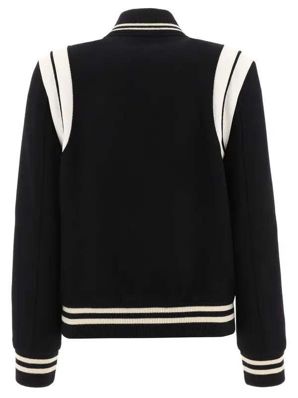 Saint Laurent Teddy Bomber Jacket - Multicolor