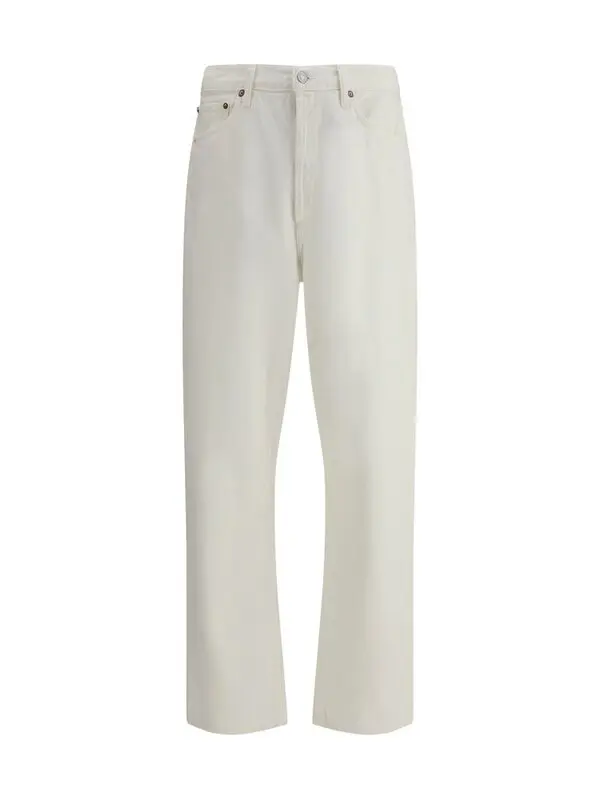 AGOLDE Loose Fit Jeans - White