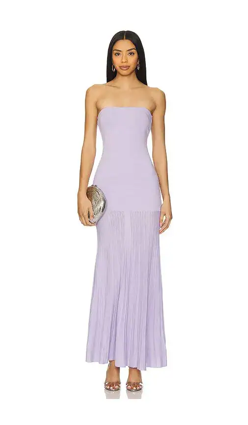 tube dress a line Black Old Money A Line Tube Dress – Mutual Attractions main image 0