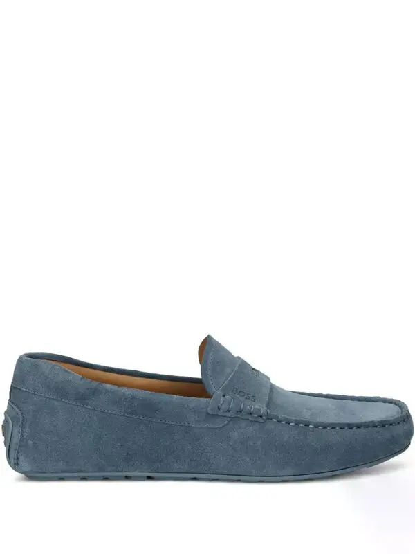 Hugo Boss Suede Loafers - Blue