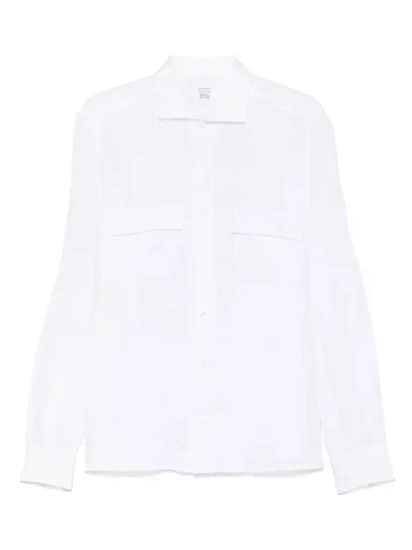 MAZZARELLI Linen Shirt - White