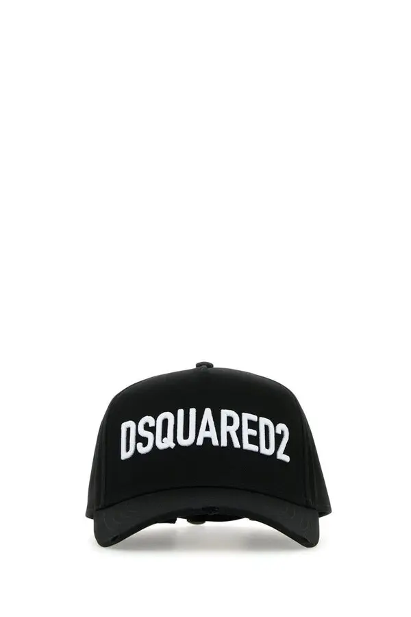 Dsquared2 Cotton Cap - Blkwhite