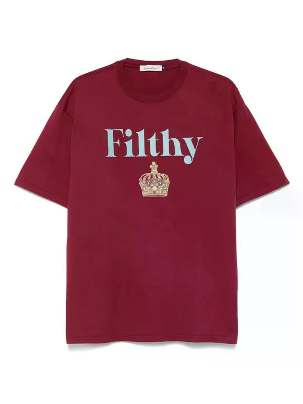 UNDERCOVERISM Slogan-print T-shirt - Red