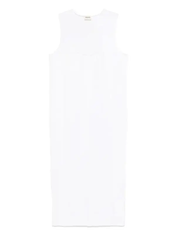Khaite Hal Midi Dress - White