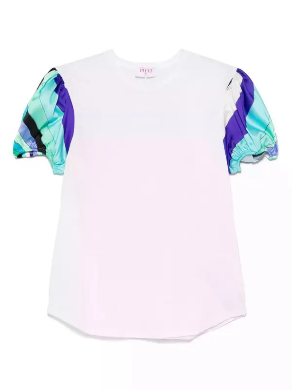 Emilio Pucci Printed Short-sleeves T-shirt - White