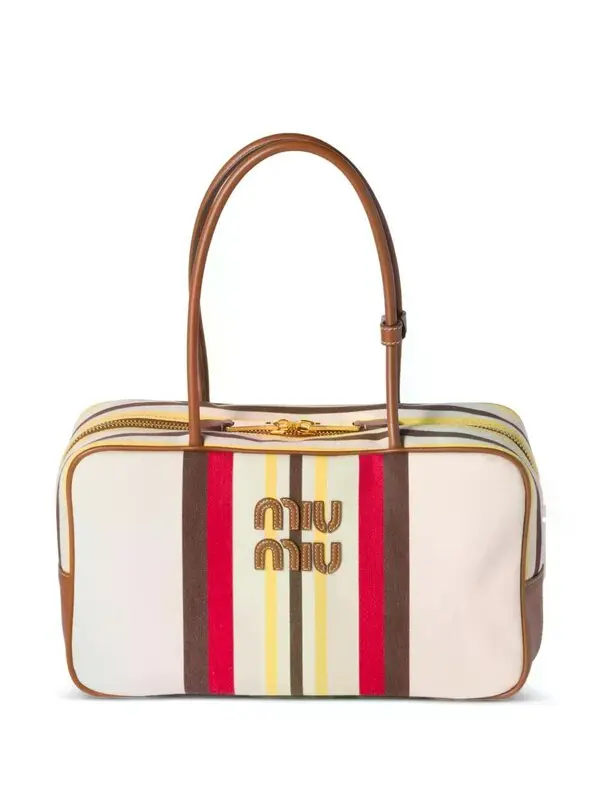 Miu Miu Beau Tote Bag - Neutrals