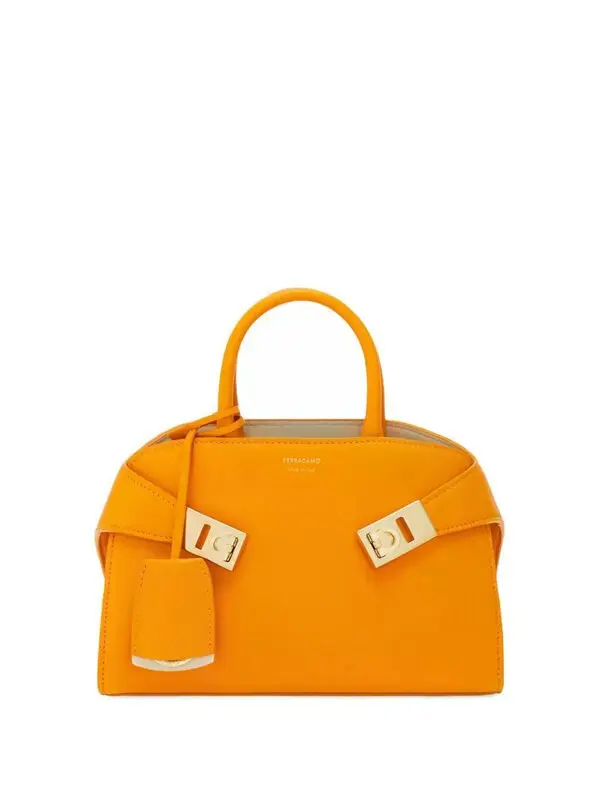 FERRAGAMO Small Hug Tote Bag - Orange