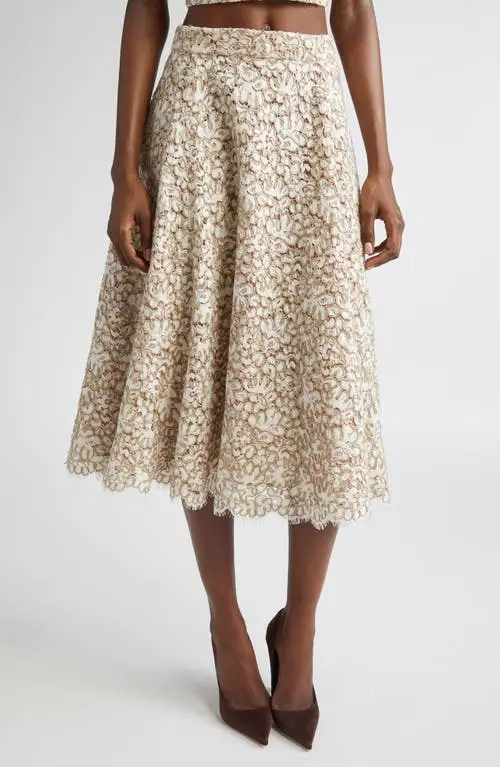 Michael Kors Soutache Lace Circle Skirt