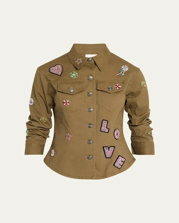 Cinq À Sept Canyon Ditsy Love Scrunched Jacket