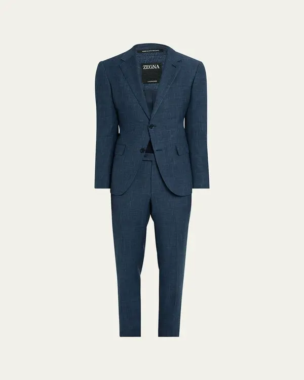 Zegna Prince Of Wales Crossover Suit