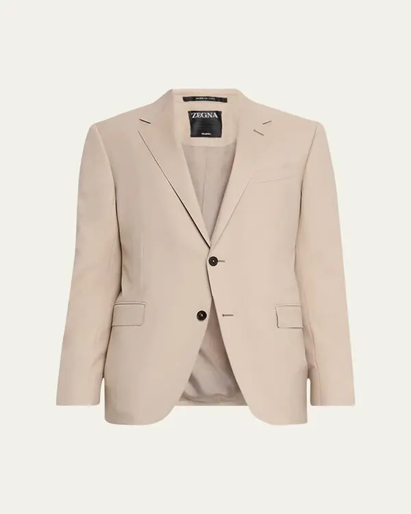 Zegna Trofeo Wool Solid Suit