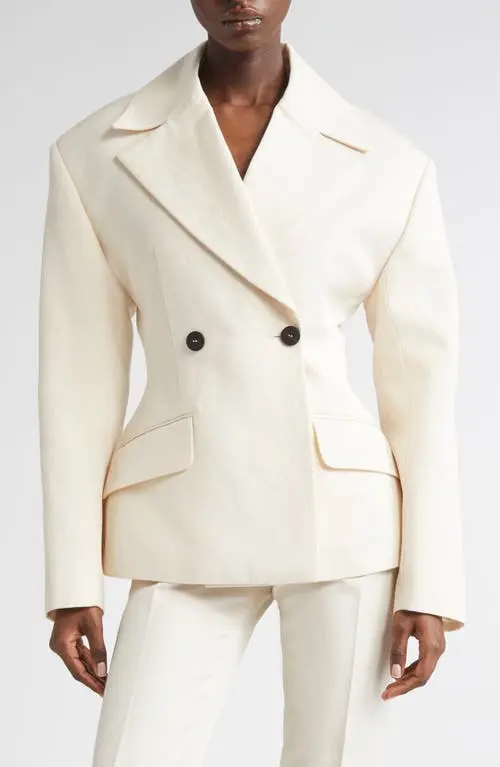 Jacquemus The Norma Hourglass Blazer - Light Beige