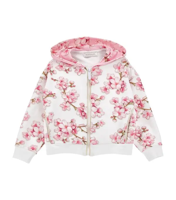 Monnalisa Floral Print Hoodie