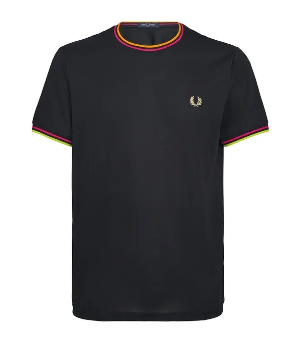ウェア Twin Tipped Fred Perry Tennis Shirt On Court Twin Tipped Fred Perry Shirt - Black / Bright Pink