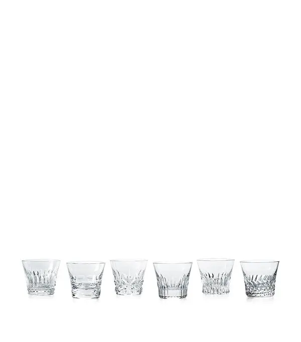 THE MARTHA, BY BACCARAT Set Of 6 Crystal Everyday Tumblers