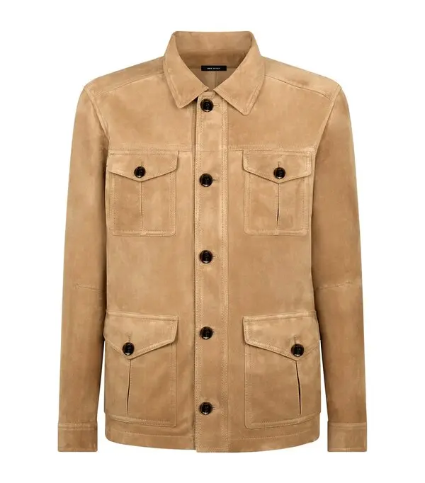 TOM FORD Suede Four-pocket Jacket