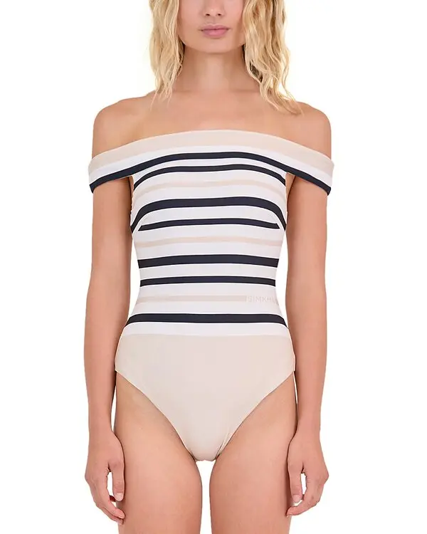 Simkhai Walker Off-the-shoulder One Piece Swimsuit
