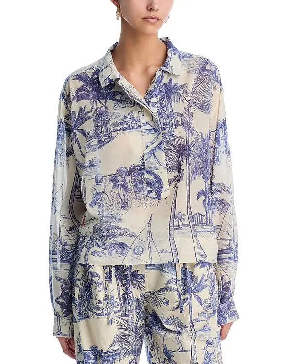 CONIGLIO PALM BEACH Mirasol Long Sleeve Top