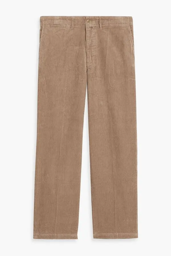 ALEX MILL Cotton-corduroy Pants - Mushroom