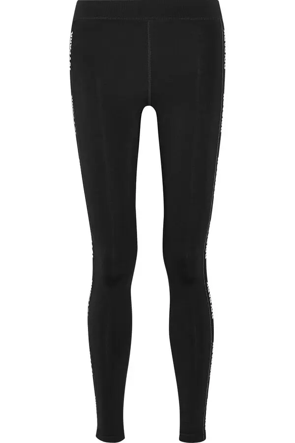 Ivy Park Stretchjersey Leggings In Black 60% Off Editorialist