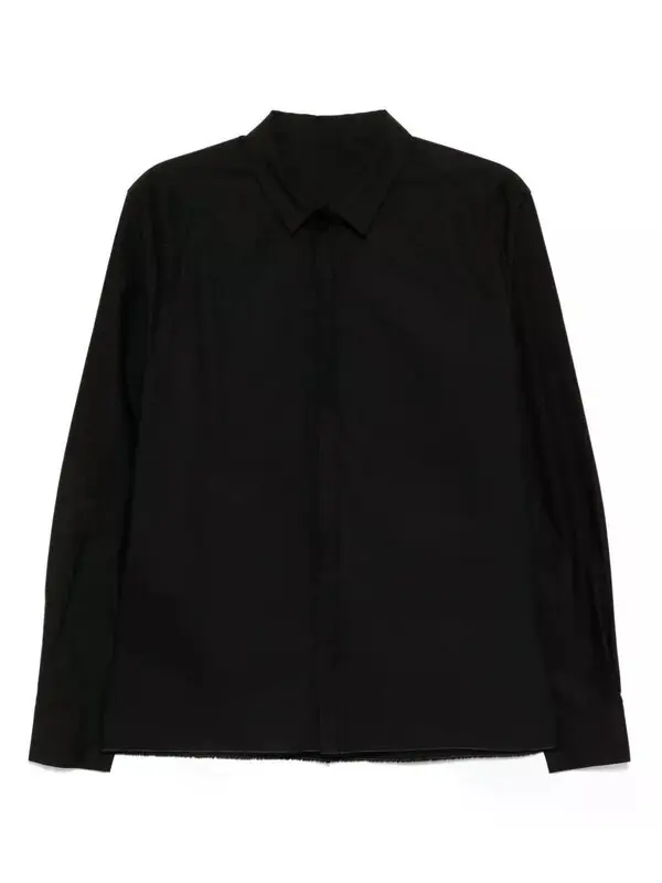 LABEL UNDER CONSTRUCTION Cotton Shirt - Black