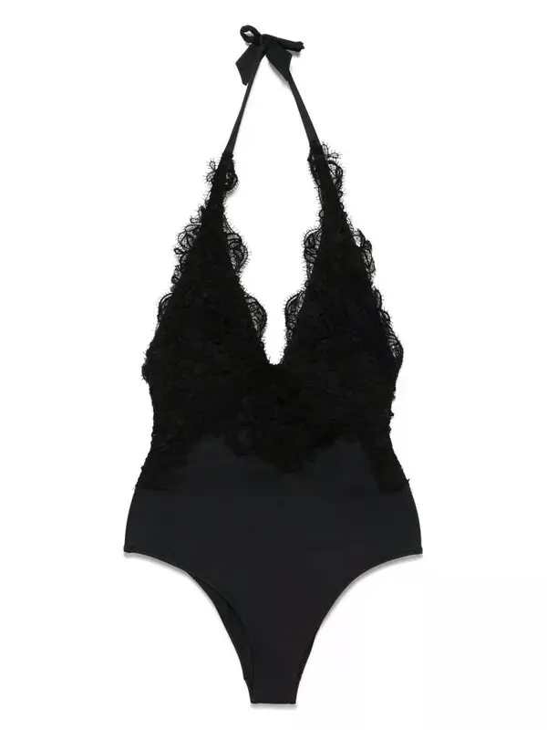 Ermanno Scervino Lace Swimsuit - Black