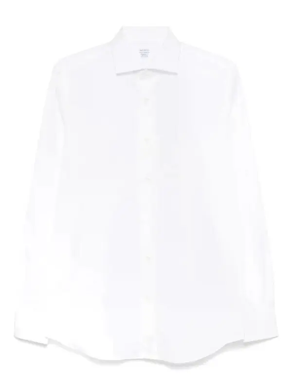 MAZZARELLI Spread-collar Shirt - White