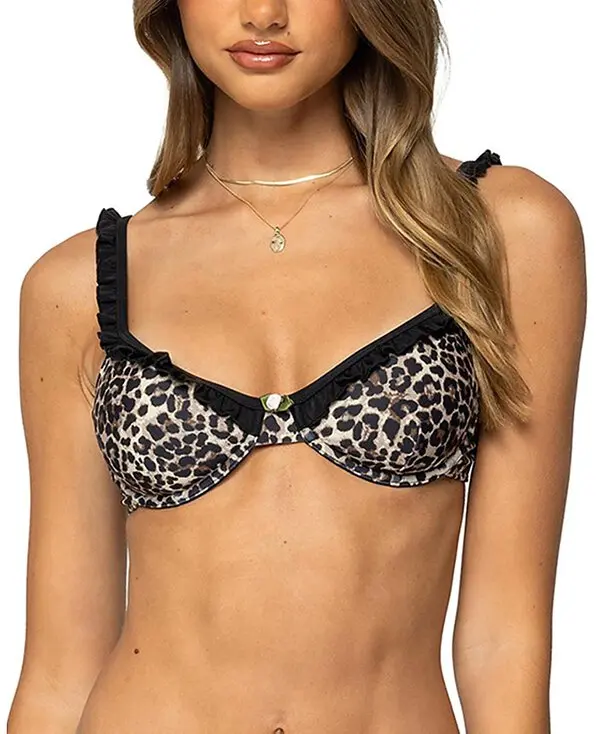 EDIKTED Deeva Cupped Bikini Top