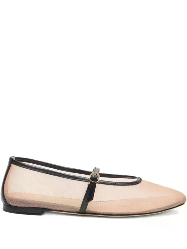 STUART WEITZMAN Bareitall Leather Ballet Flats - Neutrals