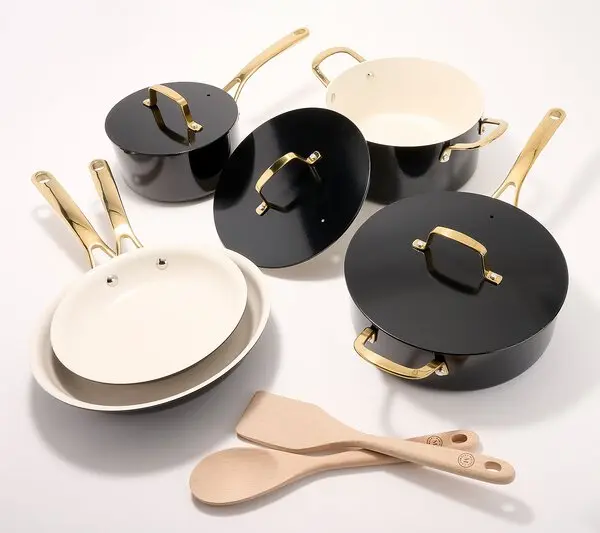 MARTHA STEWART As Is 10-pc Nonstick Cookware Set
