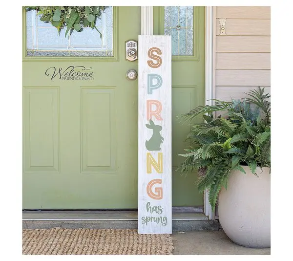 SINCERE SURROUNDINGS 47' Spring Rabbit Porch Bo Ard