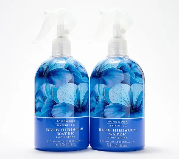HOMEWORX BY SLATKIN + CO. As Is S/2 16oz Poolside Splash