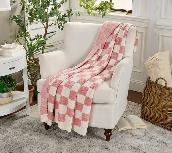 Barefoot Dreams As Is 45x60 Cozychiccheckered Blanket