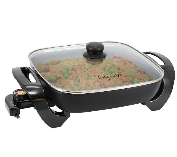 MEGACHEF 11.81' Non-stick Coated Electric Skill Et