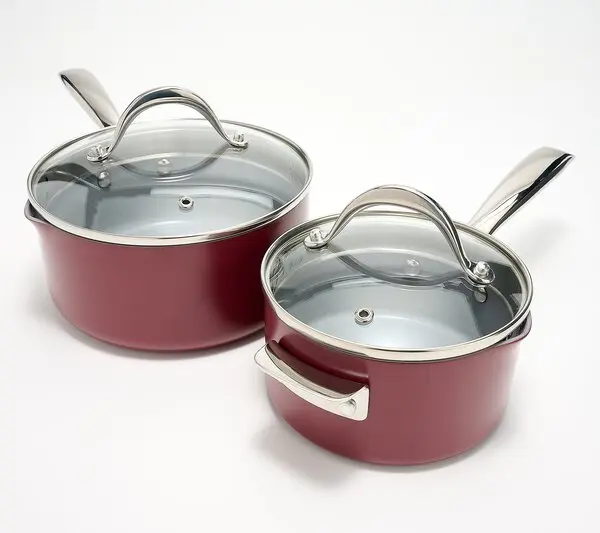 TECHNIQUE As Is 4-pc Ceramic Nonstick Hard Anodized Set