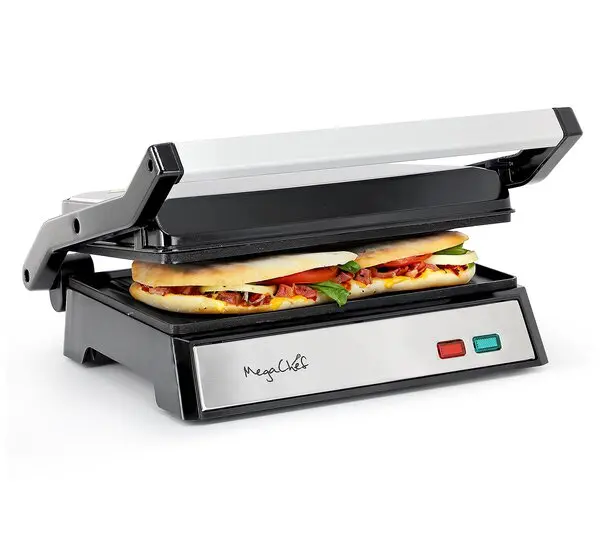 MEGACHEF Electric Dual Plate Non-stick Panini G Rill