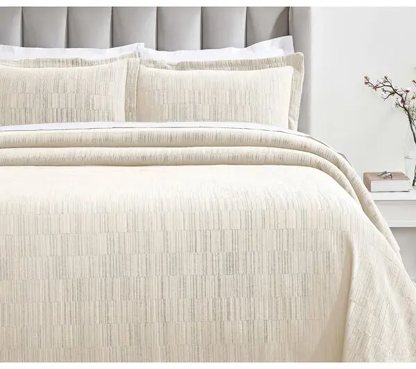 SUPERIOR Zenith Cotton Bedspread And Sham Set, Ull