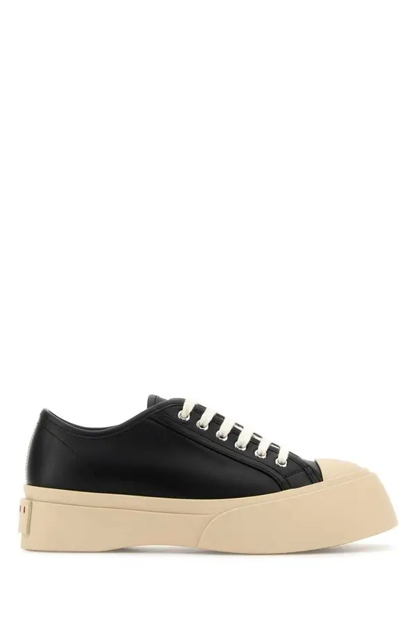 Marni Pablo Leather Sneakers - Black