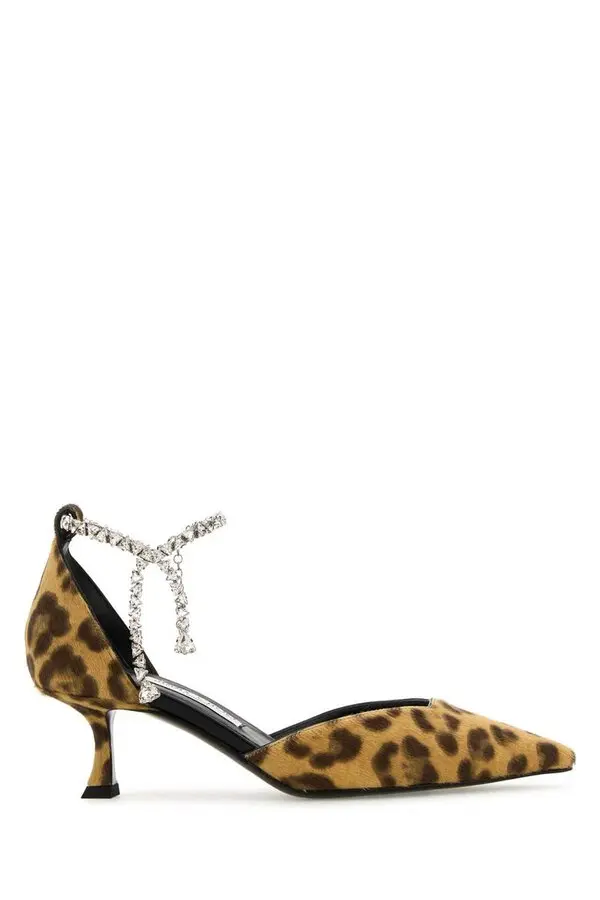 JIMMY CHOO Stevie 50 Printed Calf Hair Pumps
